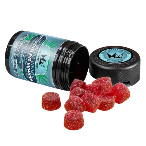 Blueberry 100mg Hash Gummies by West Coast Cure - Dispensary near me ...